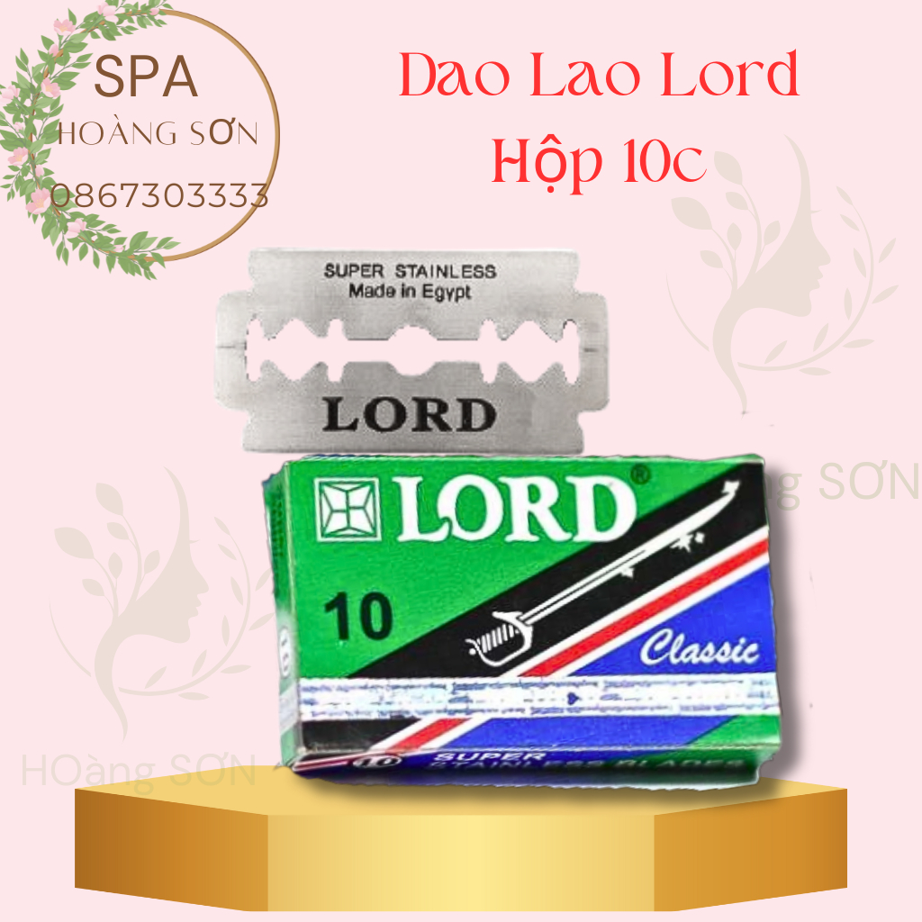 Hộp Lưỡi Dao Lam Lord Cạo Dâu Tiện Dụng Cho Cá Nhân,Salon Tóc,SPA - Hộp ...