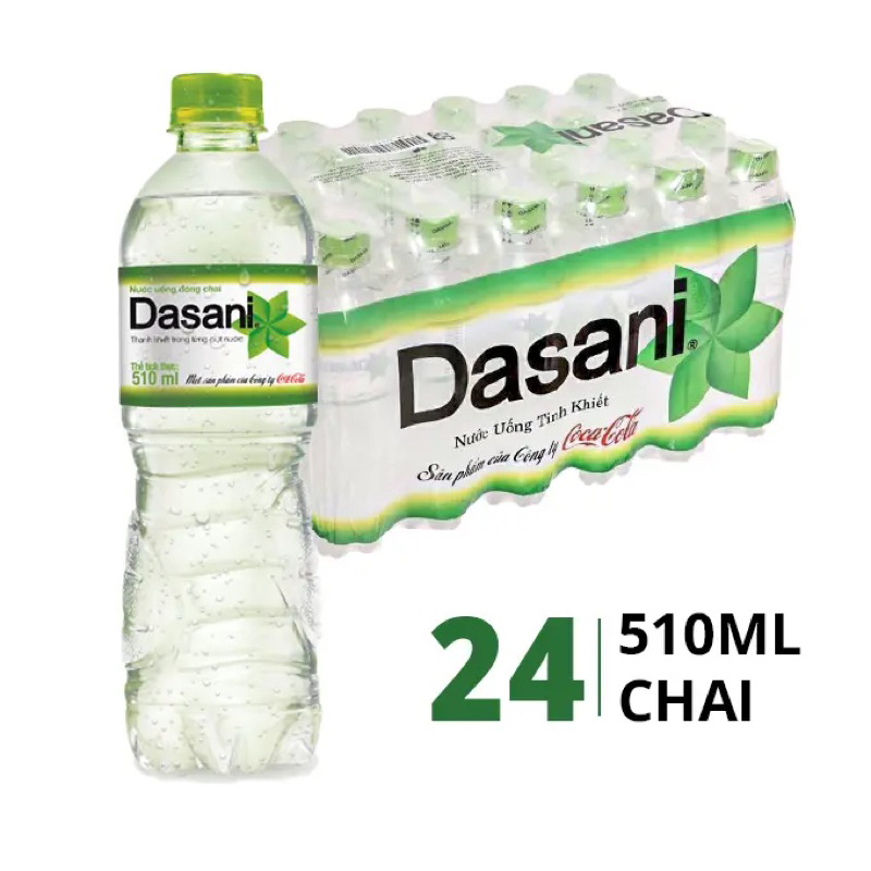 Suối Dasani 510ml (24 Chai) | Shopee Việt Nam