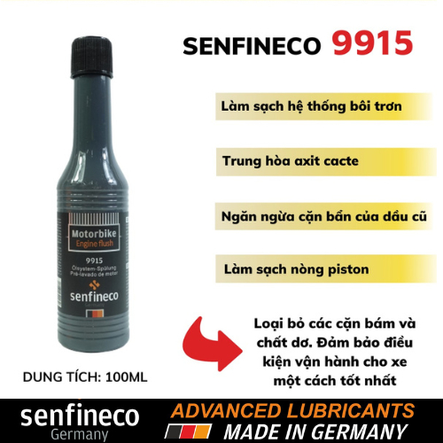 Súc Động Cơ Xe Máy - Senfineco Motorbike Engine Oil System Flush 9915 ...