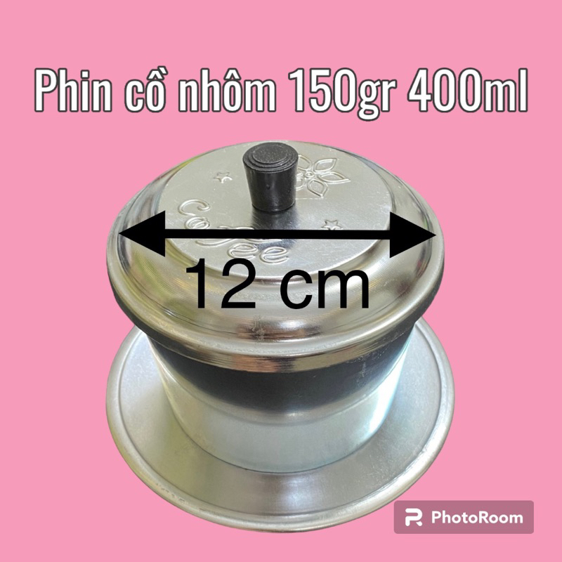 Phin cồ nhôm / inox lớn big size pha cà phê - Pha 150gr được 400ml cốt ...