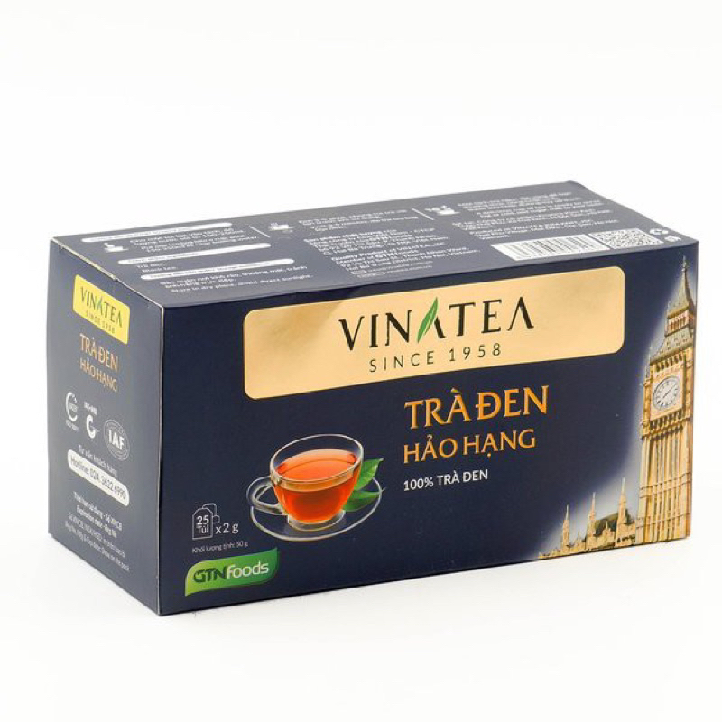 Vinatea Trà Đen Hảo Hạng (25 gói) | Shopee Việt Nam