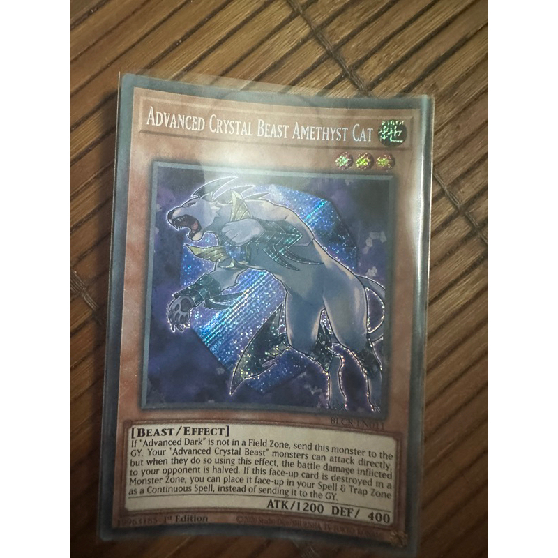 bài yugioh: advance crystal beast amethyst cat | Shopee Việt Nam