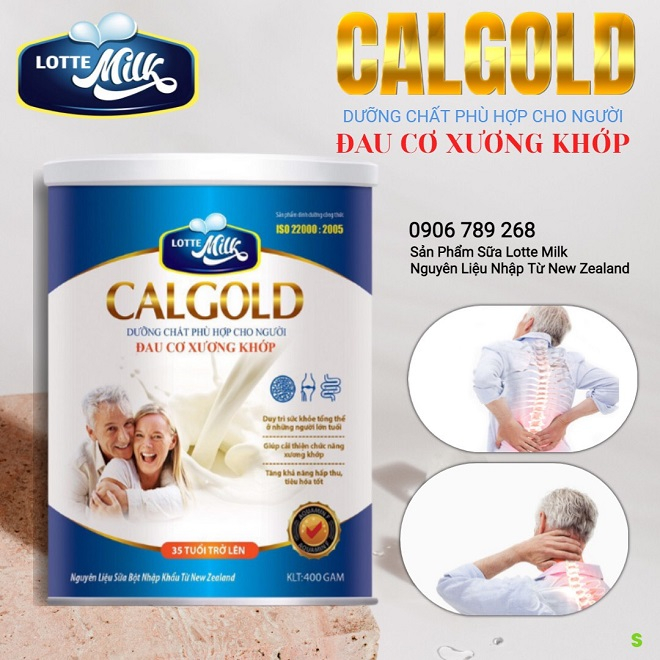 Sữa LOTTE MILK CALGOLD 750g (Sữa dưỡng chất phù hợp cho người đau xương ...