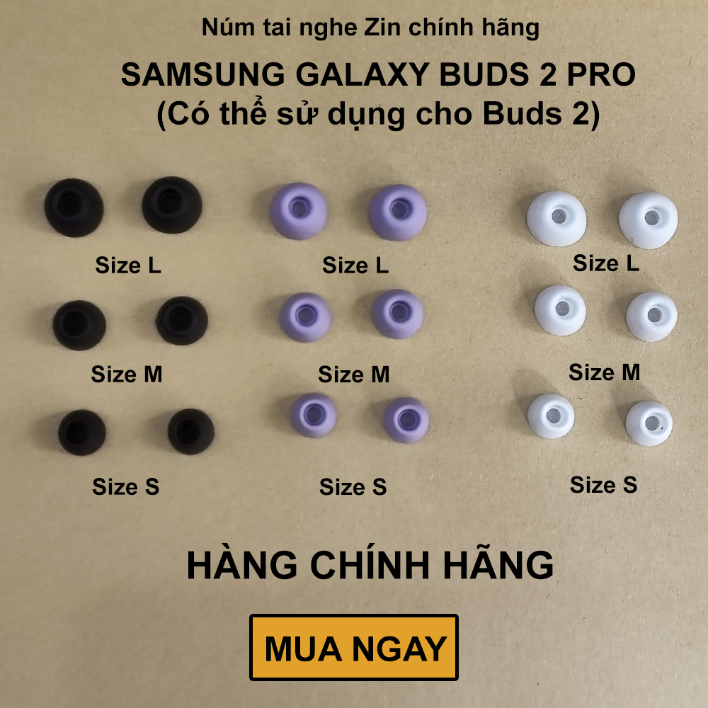 [Buds 2 Pro]Núm tai nghe silicon Zin chính hãng Galaxy Buds 2 Pro ...