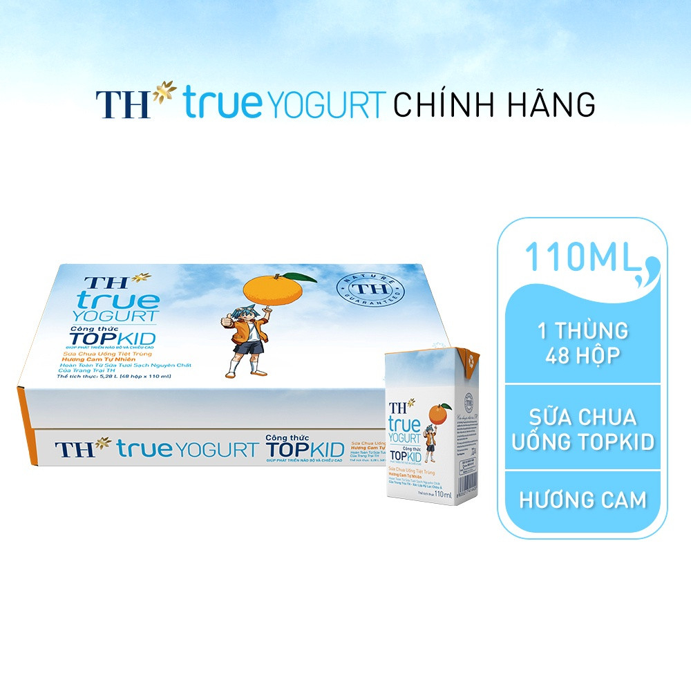 [HSD T12-2024] Thùng 48 Hộp SCU Tiệt Trùng TOPKID Hương Tự Nhiên TH ...