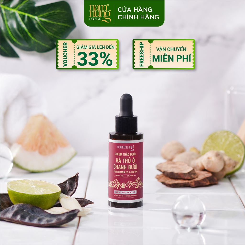 Serum thảo dược Namnung phục hồi hư tổn, kích thích mọc tóc 30ml ...
