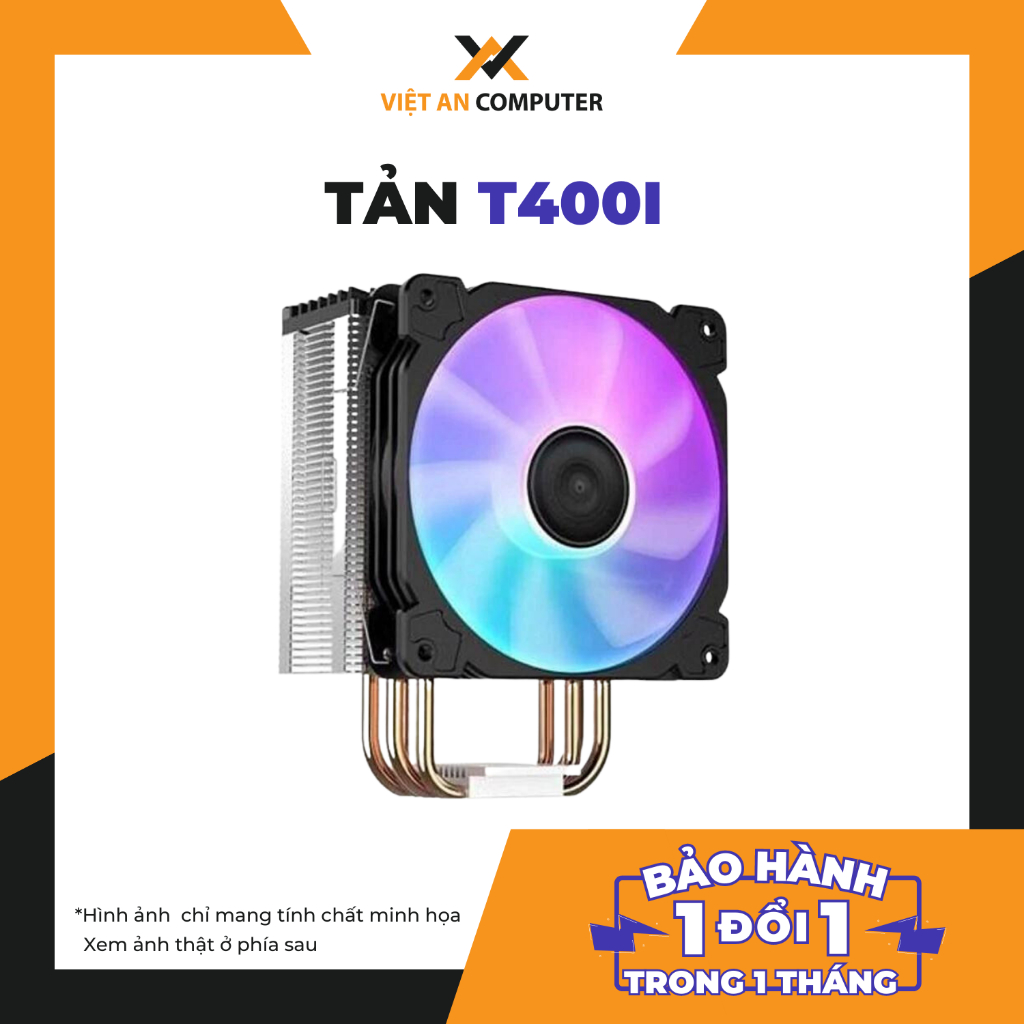 Tản nhiệt T400is hỗ trợ tất cả các main Socket 2066/ 2011-3/ 2011/ 1366 ...