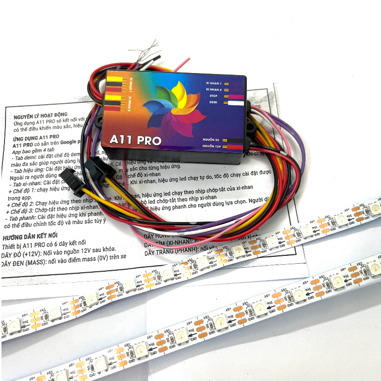 Mạch audi A11 Pro mẫu mới dùng điện thoại khiển màu cực đẹp, mạch led ...