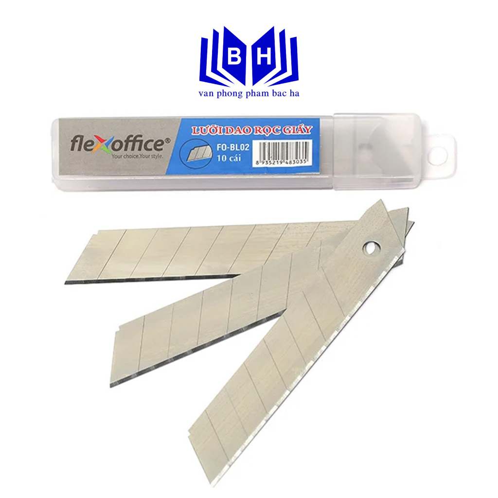 Lưỡi dao rọc giấy Flexoffice FO-BL02 - Lưỡi dao dọc giấy Thiên long ...