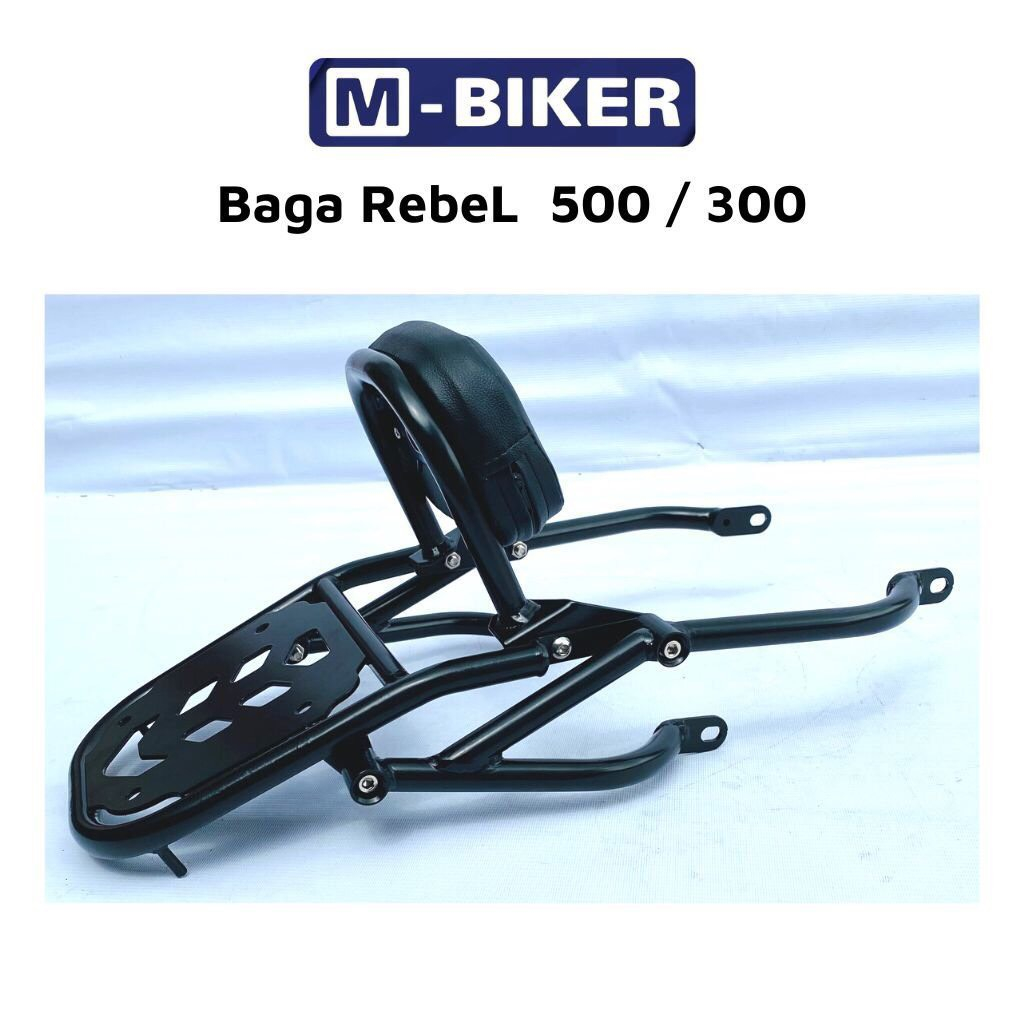 Baga xe máy hond Rebel 300/500/1100 có tựa lưng sau sơn tĩnh điện cao ...