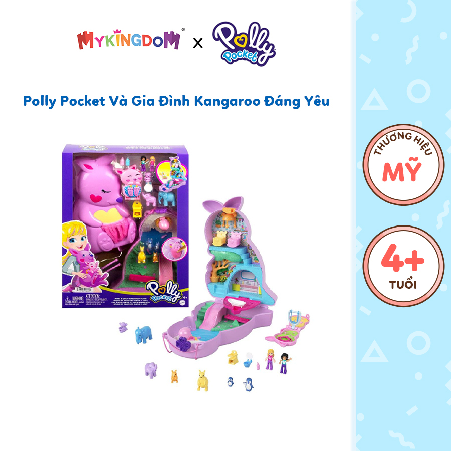 Đồ Chơi Polly Pocket Và Gia Đình Kangaroo Đáng Yêu POLLY POCKET HKV50 ...