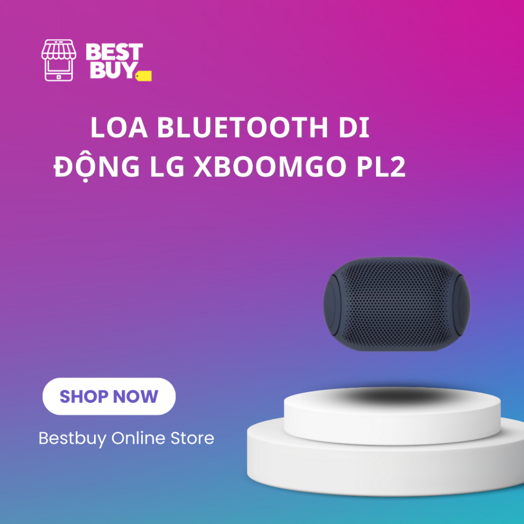 Loa Bluetooth Di Động LG Xboomgo PL2 | Màu Xanh Đen | Hàng Chính Hãng ...