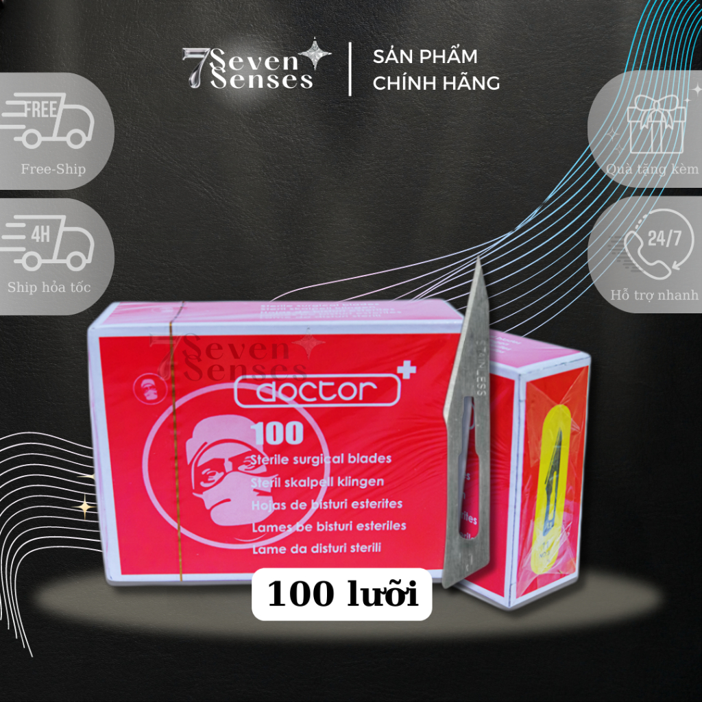 [HCM - HỎA TỐC] BỘ 100 LƯỠI DAO DOCTOR 11 NẶN MỤN CHO SPA, CLINIC VÀ ...