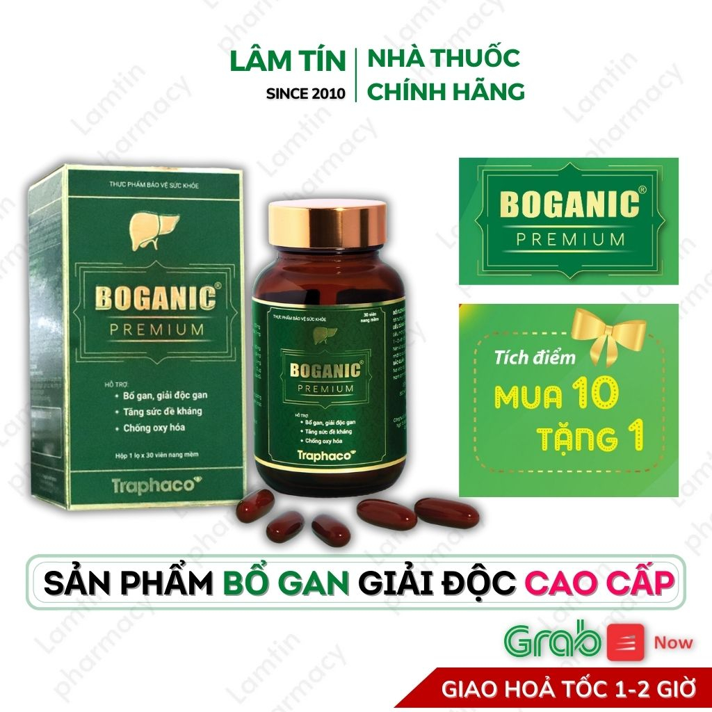 (Chính Hãng) BOGANIC PREMIUM BỔ GAN CAO CẤP CHỐNG OXY HÓA TĂNG SỨC ĐỀ ...