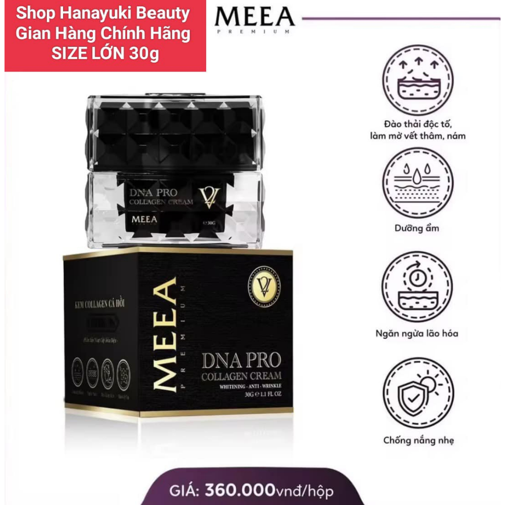 [Chính Hãng-Date 2026] Kem Face Cá Hồi DNA Pro Collagen Cream V2 Meea Organic [MINI 10G,LỚN 30G ...