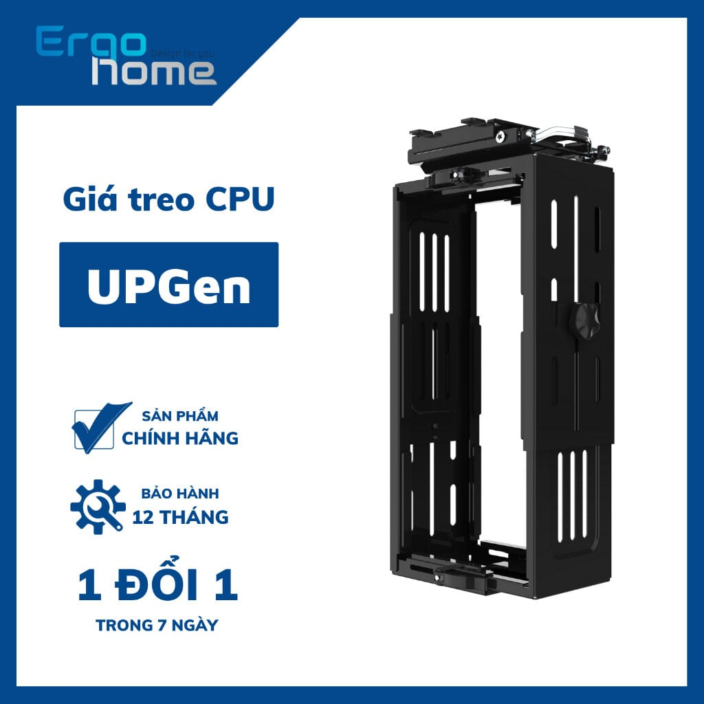 Kệ Treo CPU Gắn Bàn, Giá treo CPU UPGEN Thế Hệ Mới Xoay 180 Độ, Tải ...