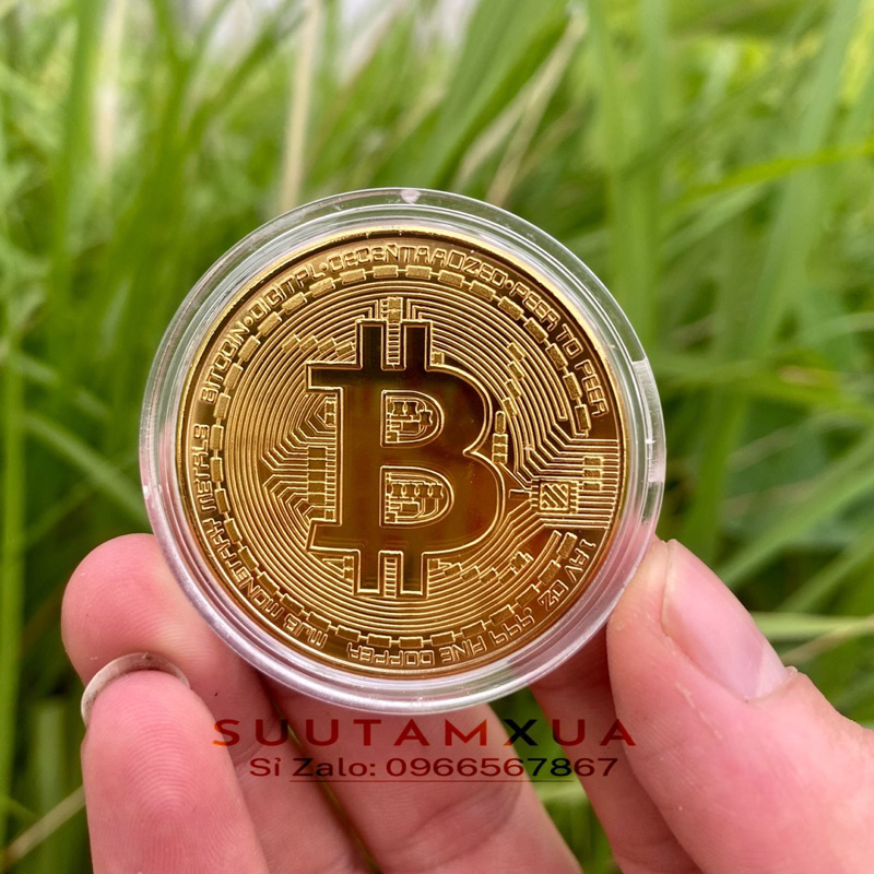 Đồng xu BitCoin Mạ vàng 24k kèm hộp nhựa | Shopee Việt Nam