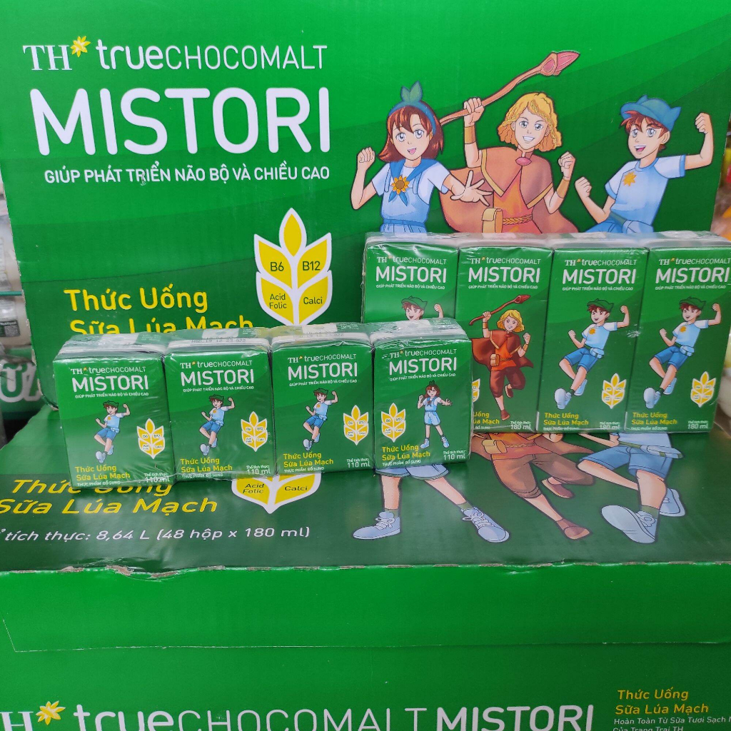 Thùng sữa tươi Mistori Th true milk 110ml x 48 hộp | Shopee Việt Nam