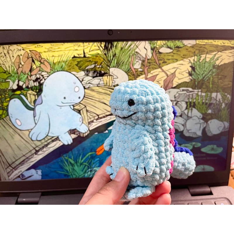 Móc khoá len - Pokemon Quagsire - Crochet | Shopee Việt Nam