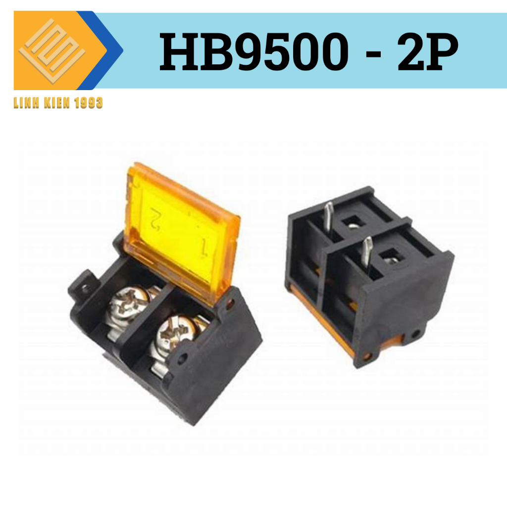 [ 2 CÁI ] HB9500 Cầu nối 2P khoảng cách chân 9,5mm | Shopee Việt Nam