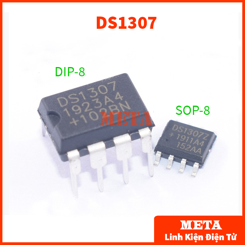 IC Đồng Hồ Thời Gian Thực DS1307 DIP-8 Chân Cắm / SOP-8 Chân Dán - Đếm ...