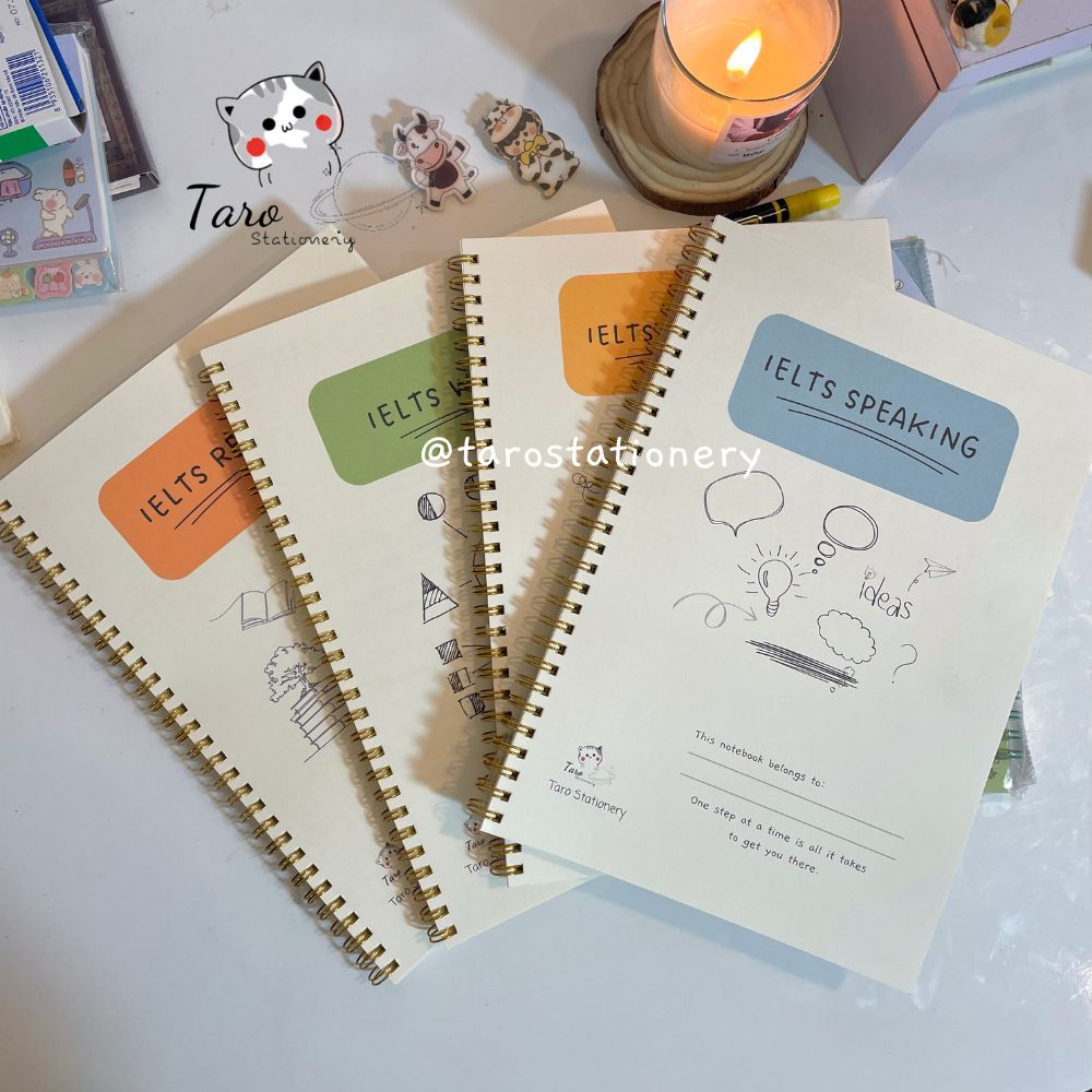 Sổ IELTS Writing, Speaking, Listening, Speaking T04 Sổ Notebook IELTS ...