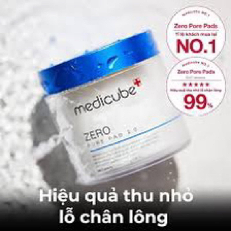 Toner Không Lỗ Chân Lông ZERO PORE PAD 2.0 Medicube - 100ml / 70 miếng ...