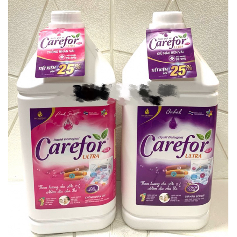 NƯỚC GIẶT XẢ CAREFOR ULTRA 6 IN 1 CAN 3500ML/ CAREFOR 3,5L | Shopee ...