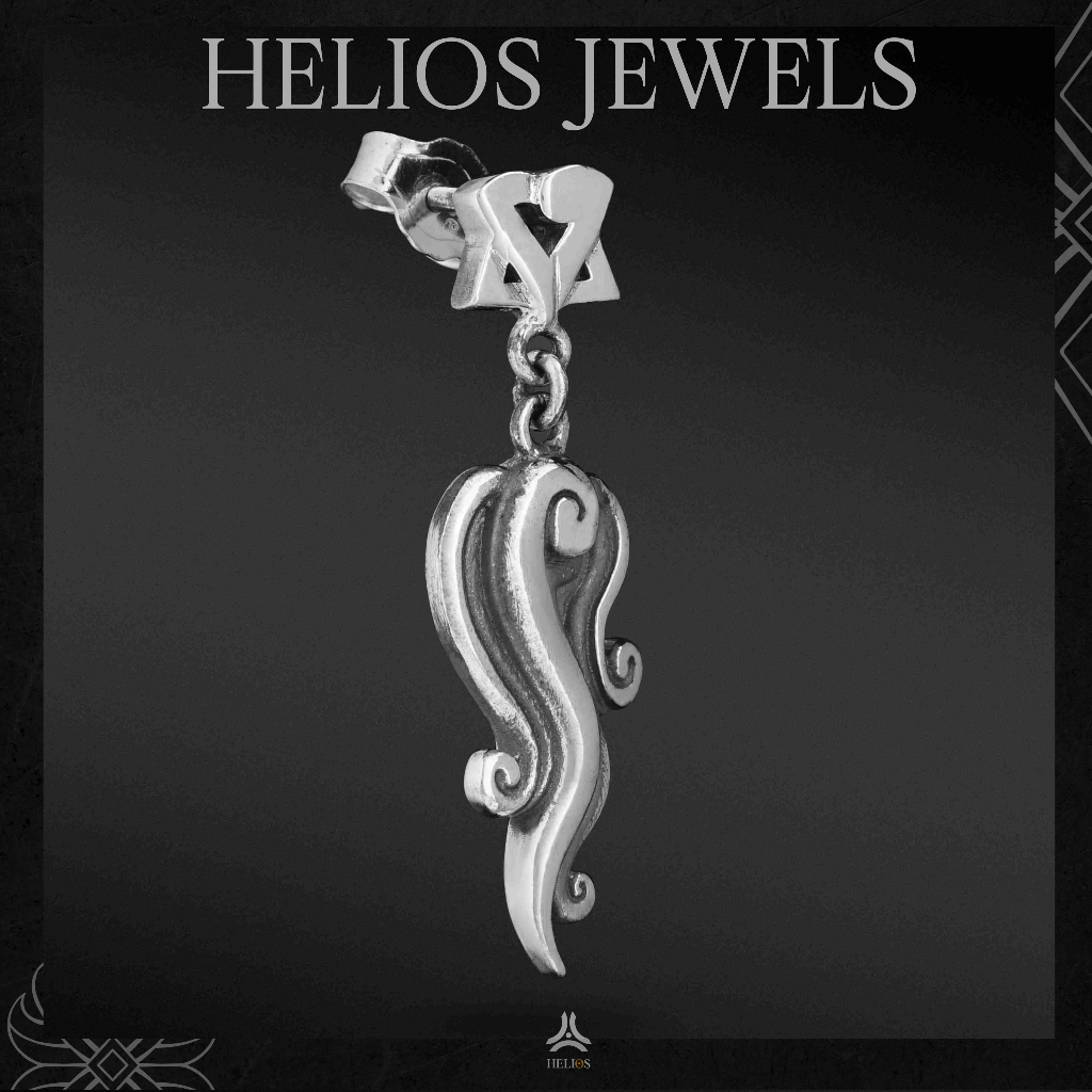 Khuyên tai bạc nam, nữ Laso S925 KTB323 | Shopee Việt Nam