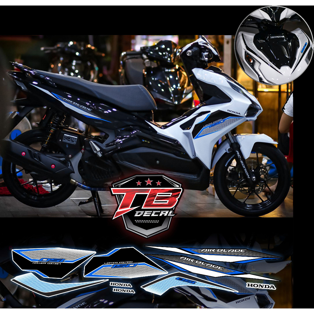 Tem AB 2020 ( Air Blade ) Trắng chỉ Xanh Nitron & GP | Shopee Việt Nam