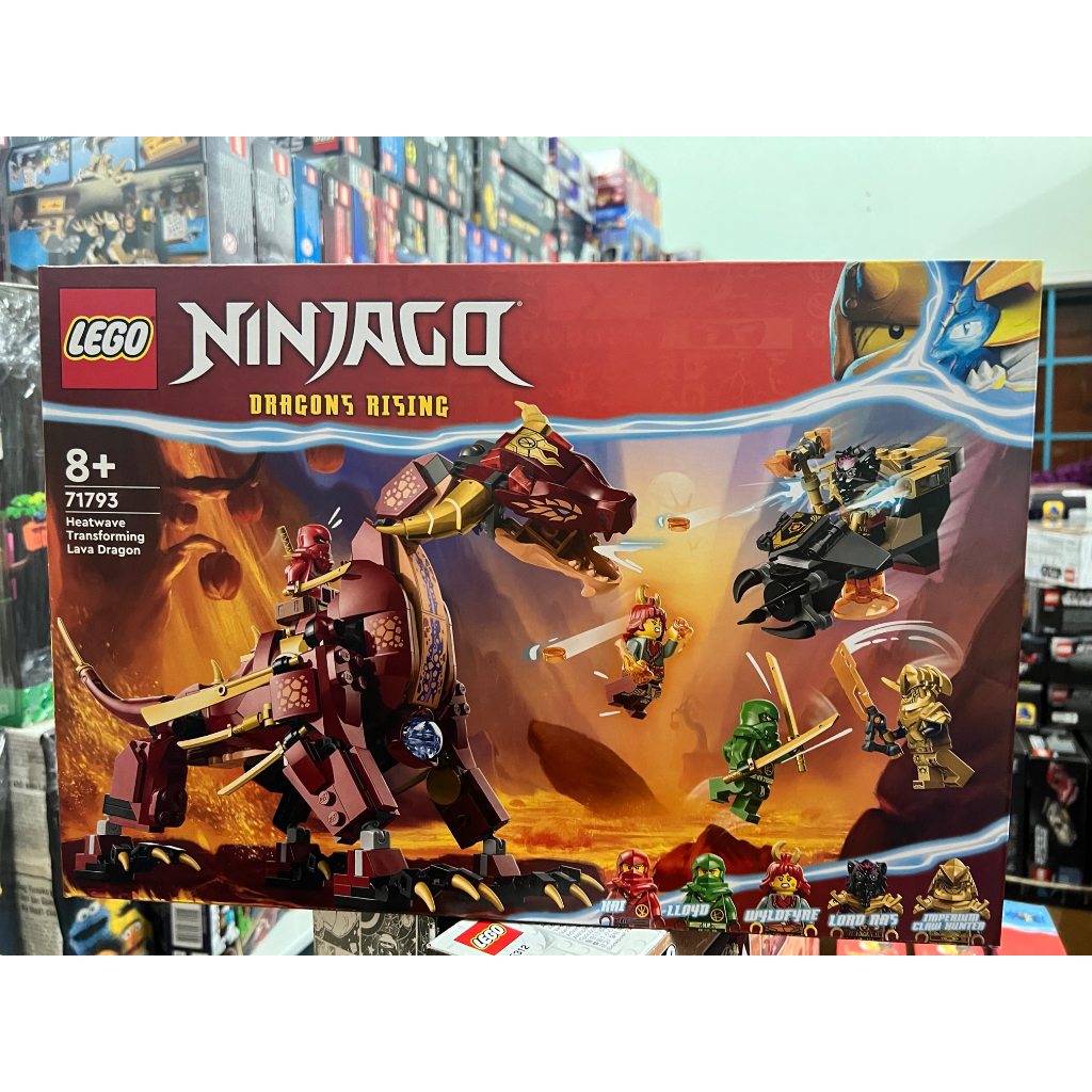 [CÓ SẴN] LEGO 71793 - Ninjago - Heatwave Transforming Lava Dragon ...
