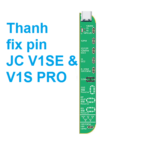 Thanh fix Pin, Màn, FaceID, Camera, Cáp loa trước, Kiểm tra sóng cho ...