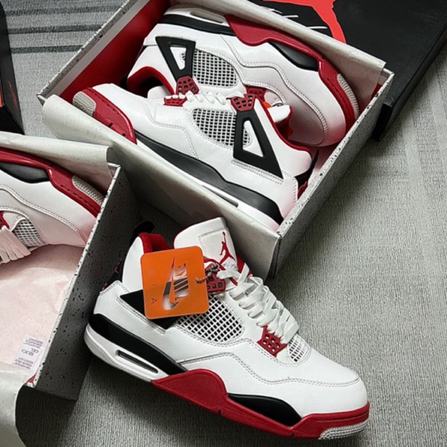 [Bigsize 44-45-46-47-48,5] JD4 Fire Red best quality | Giày JD4 đỏ ...