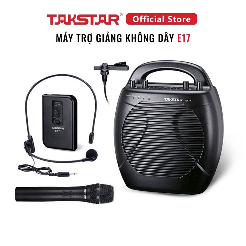 MÁY TRỢ GIẢNG KHÔNG DÂY CAO CẤP TAKSTAR E17 CÔNG SUẤT 35W | Shopee Việt Nam