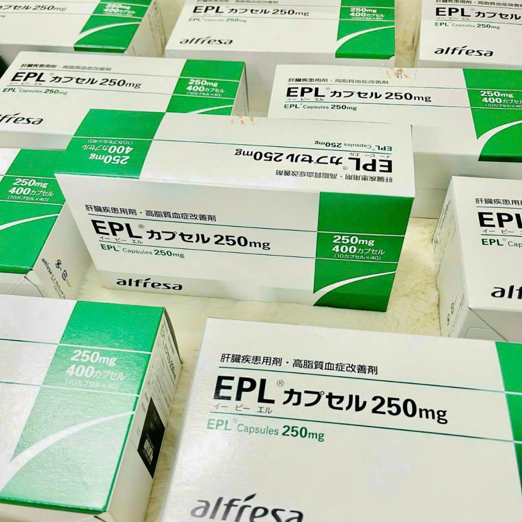 Viên uống hỗ trợ gan nhiễm mỡ Alfresa EPL 250mg 400v | Shopee Việt Nam