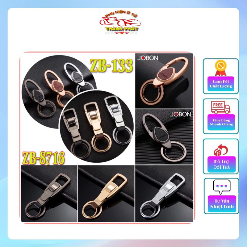Móc khoá ô tô xe máy cao cấp JOBON ZB-8716 ZB-133 - Móc chìa khóa treo ...