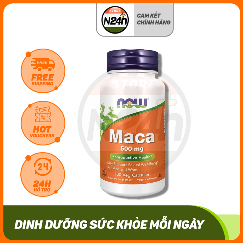 NOW MACA 500MG - CAM KẾT CHÍNH HÃNG | Hỗ Trợ Chức Năng Sinh Lý Cho Cả ...