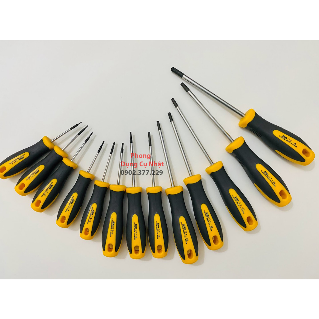 Tô vít hoa thị có lỗ ANEX Nhật Bản No.6300 CHÍNH HÃNG | Shopee Việt Nam