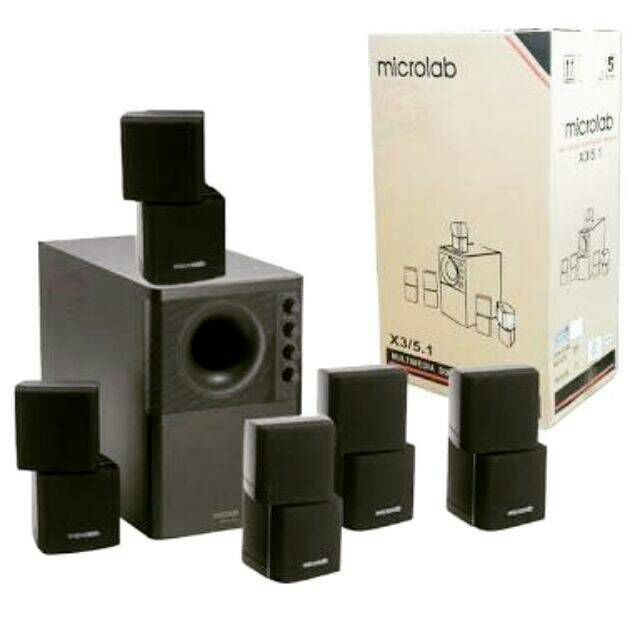 Loa máy tính Microlab X3 5.1 | Shopee Việt Nam