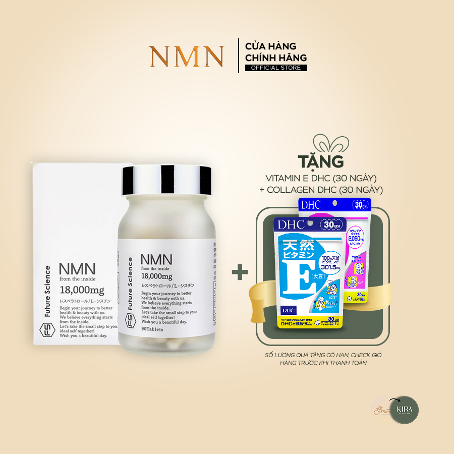 [NMN] Thực phẩm bổ sung NMN 18000mg - Viên nang kháng axit (Resveratrol L-Cystine 90 viên ...