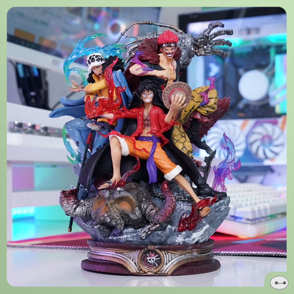 MÔ HÌNH ONE PIECE BỘ 3 LUFFY LAW KID ĐẠI CHIỂN KAIDO 20CM | Shopee Việt Nam
