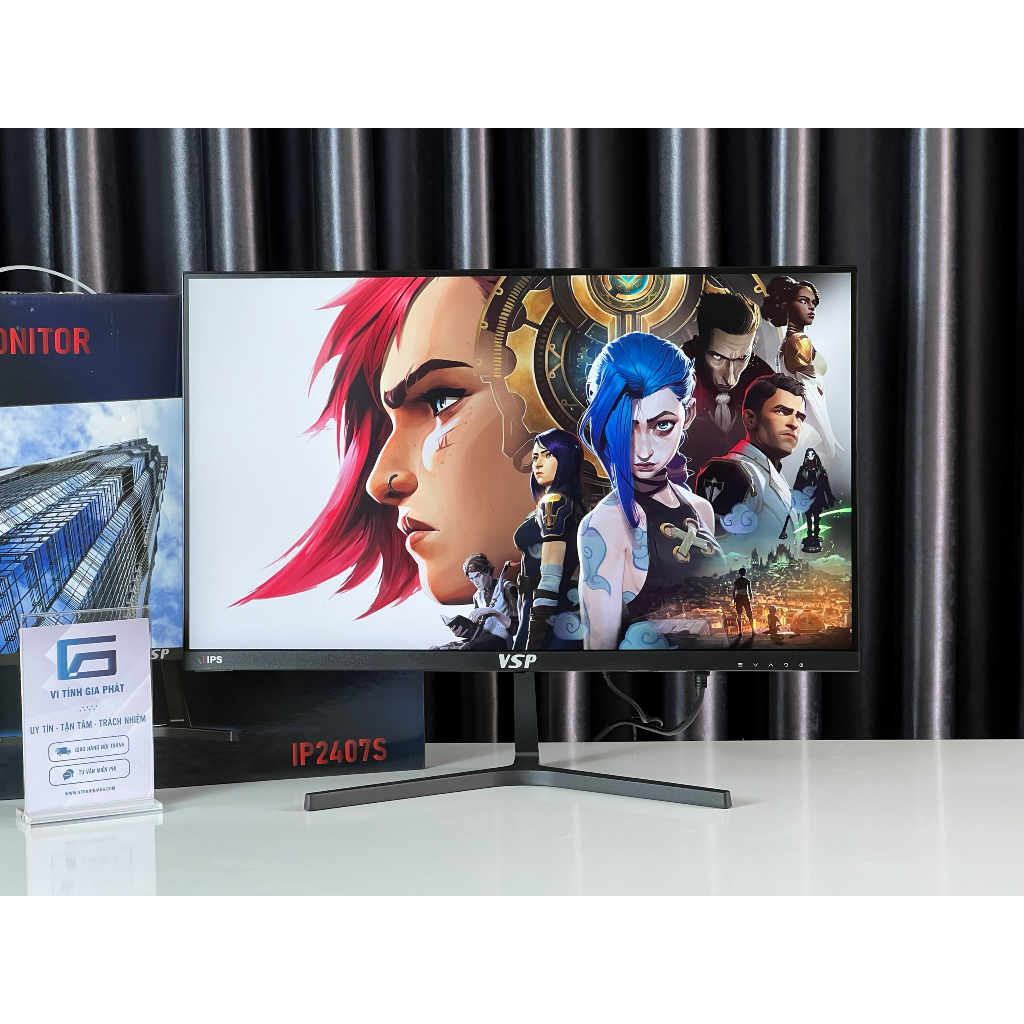 Màn Hình VSP 24inch 24" 24 inch IPS 75Hz 100hz Full Viền V2407S Ip2407s ...
