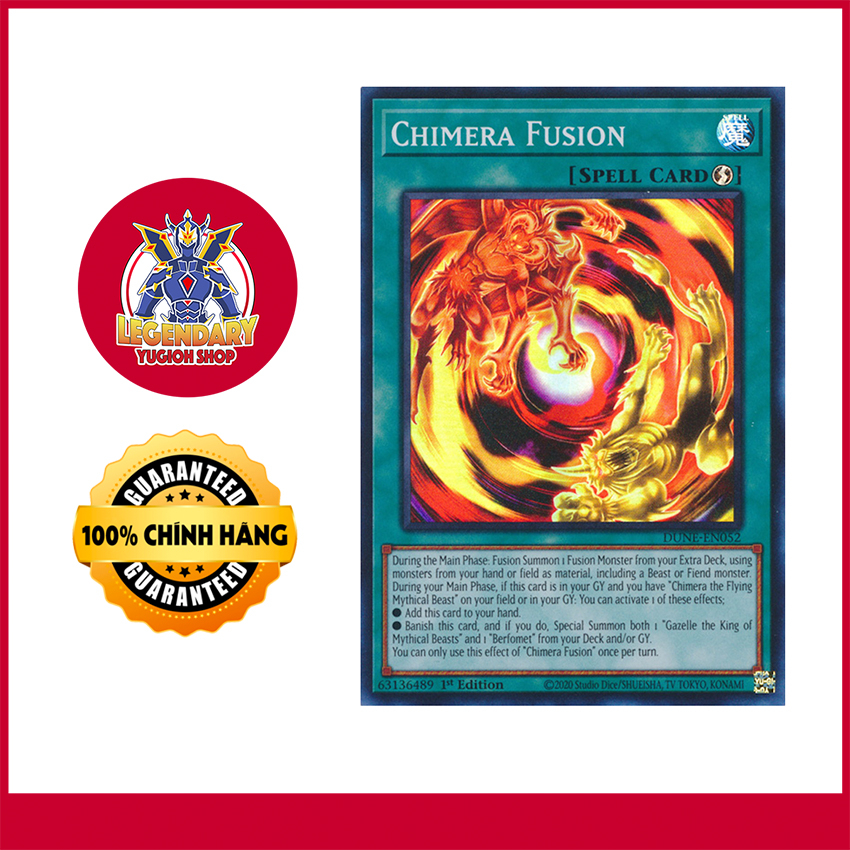 [Thẻ Bài Yugioh Chính Hãng] Chimera Fusion | Shopee Việt Nam