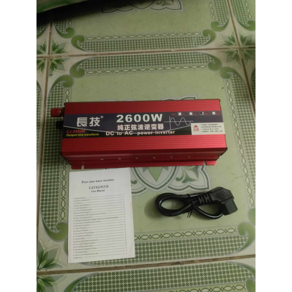 Bộ chuyển điện 48V lên 220V 2200W Sóng SIN chuẩn, Bộ inverter -kích điện 48V lên 220V | Shopee ...