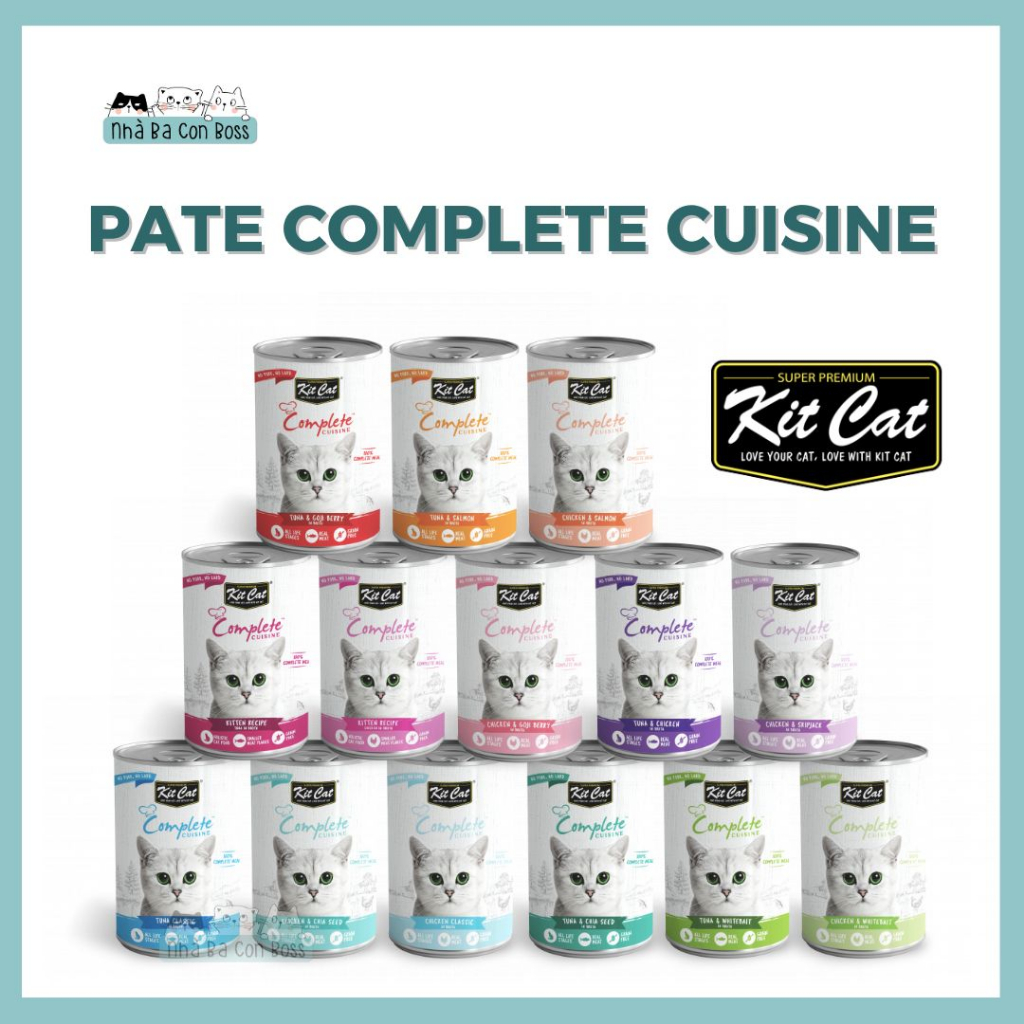 [Lon 150g] Pate Cho Mèo Kitcat Complete Cuisine | Shopee Việt Nam