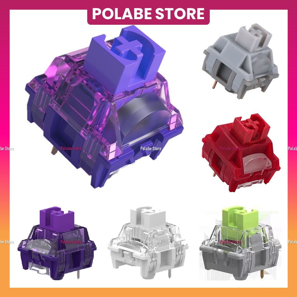 TTC Flame Red linear Switch Công Tắc Bàn Phím Cơ Akko Demon NCR Polabe ...