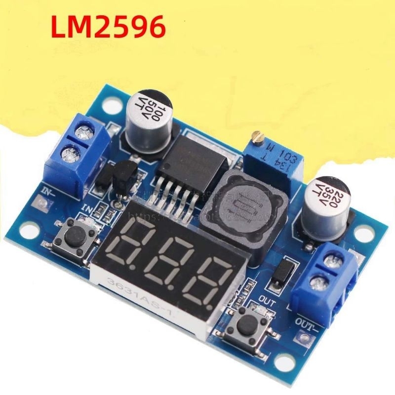 Mạch Hạ Áp ,Điều chỉnh Điện Áp LM2696 -3A.Điều chỉnh DC 4v-35v xuống DC ...