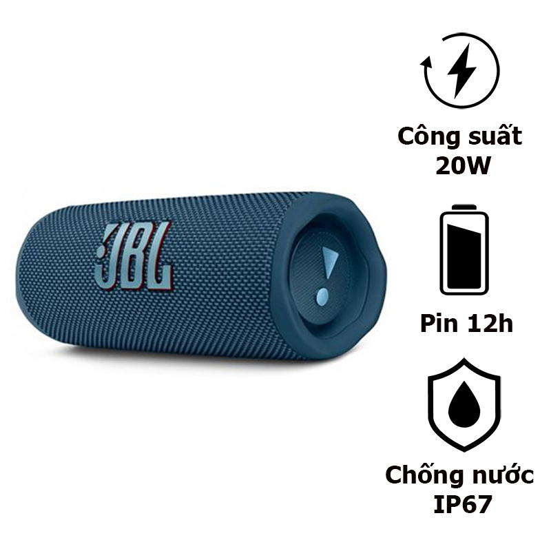 Loa JBL Flip 6, Pin 12 Giờ, Chống Nước IP67, Bluetooth 5.1, PartyBoost ...