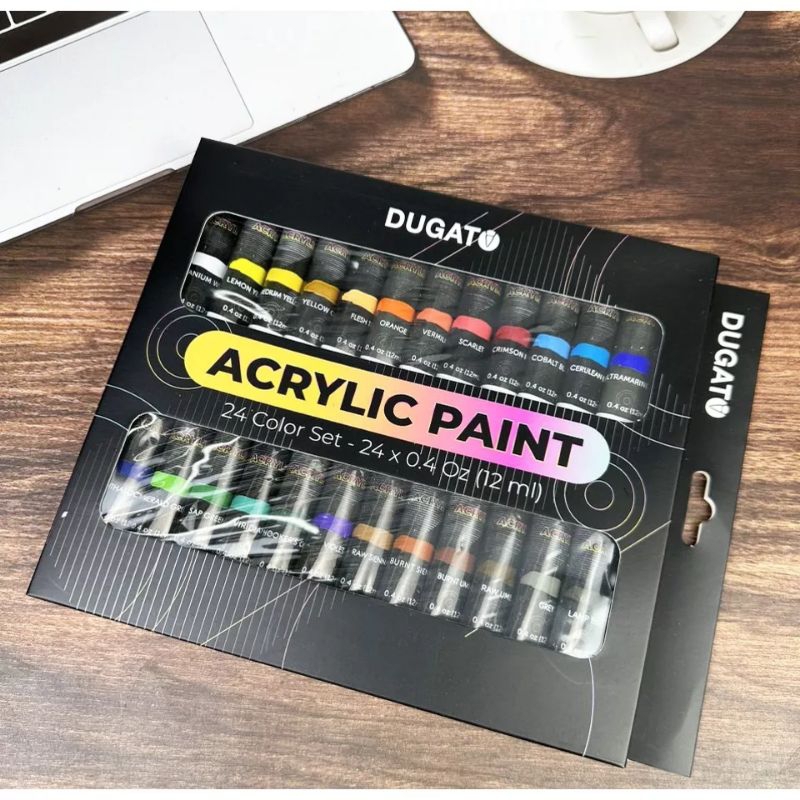 Màu acrylic 24 màu 12ml/tuýp thương hiệu DUGATO | Shopee Việt Nam