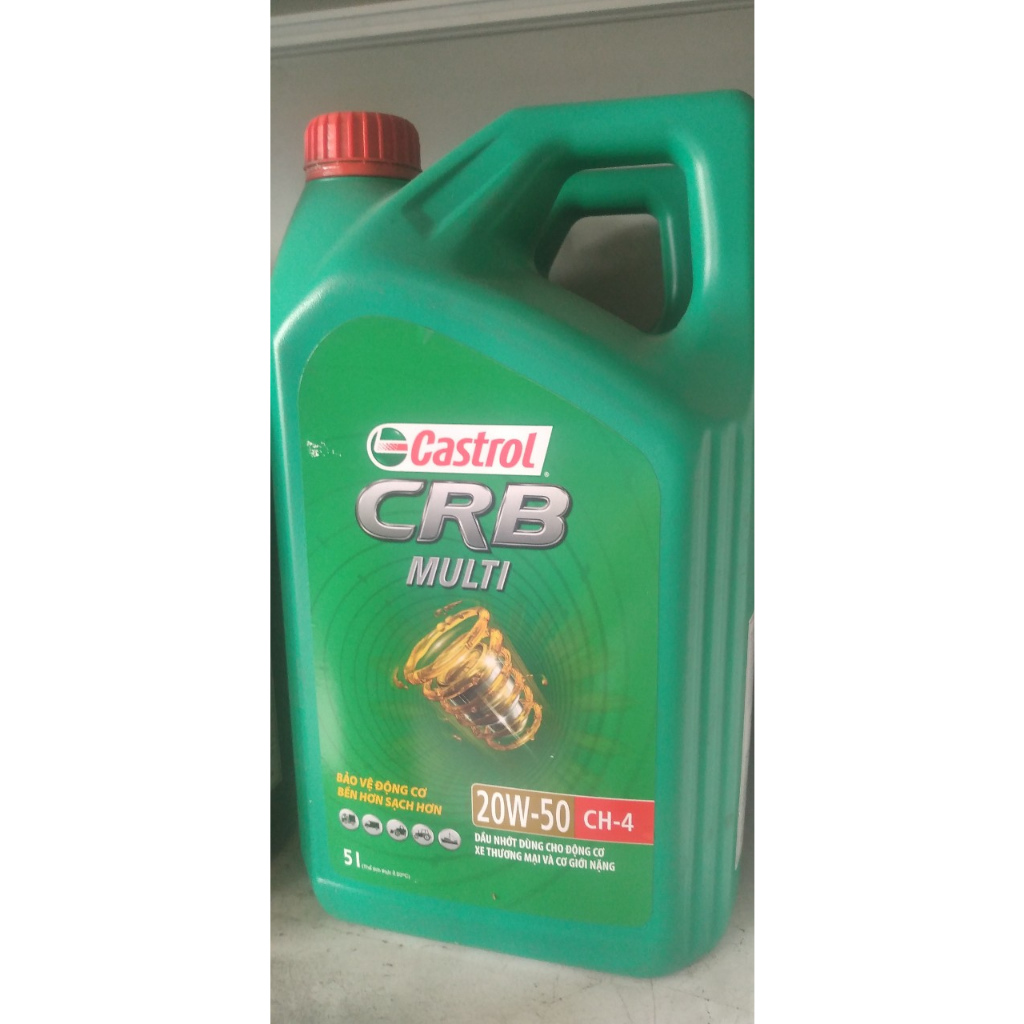 DẦU ĐÔNG CƠ CASTROL CRB MULTI CH- 4 20W50 5 lít | Shopee Việt Nam